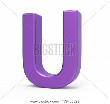 3D Purple Letter U Image & Photo (Free Trial) | Bigstock