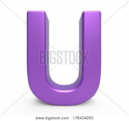 3D Purple Letter U Image & Photo (Free Trial) | Bigstock