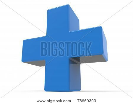 Blue Plus Sign Image & Photo (Free Trial) | Bigstock