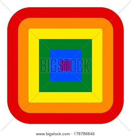 Rainbow Pride Flag Vector & Photo (Free Trial) | Bigstock