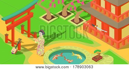 Japan Travel Vector & Photo (Free Trial) | Bigstock