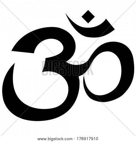 Hindu Symbol Outline Image & Photo (Free Trial) | Bigstock