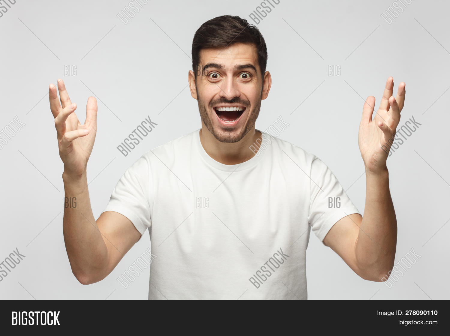 Young Happy Crazy Man Image & Photo (Free Trial) | Bigstock