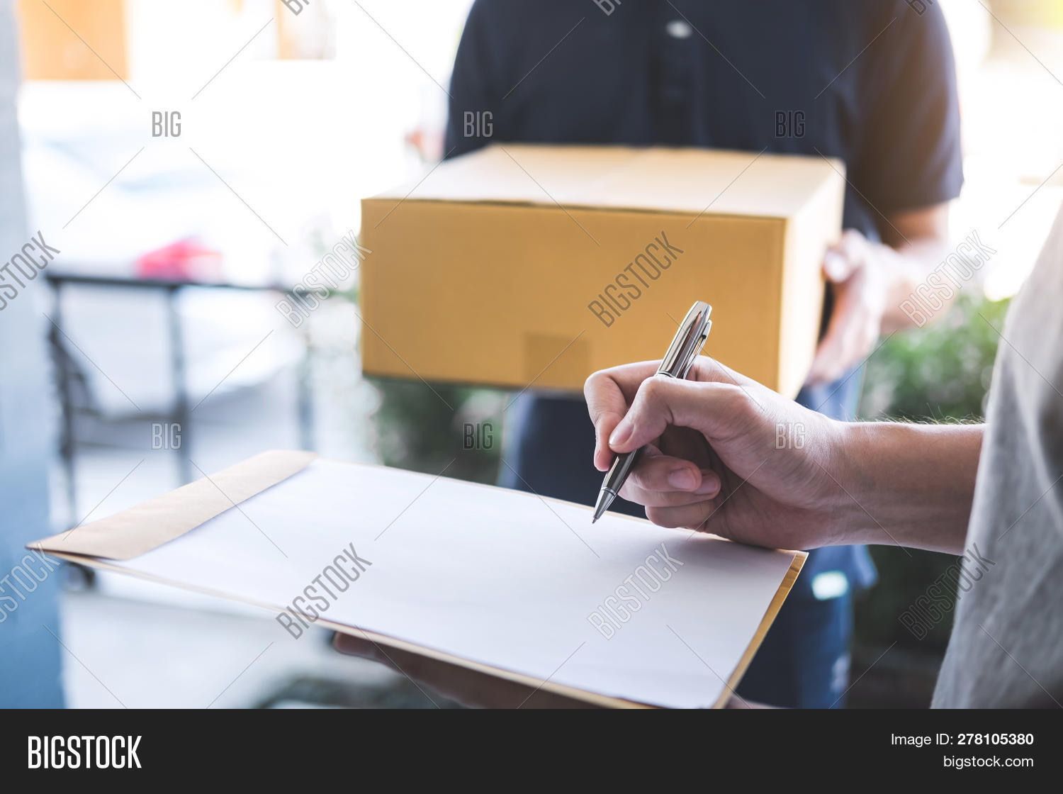 Delivery Mail Man Image & Photo (Free Trial) | Bigstock