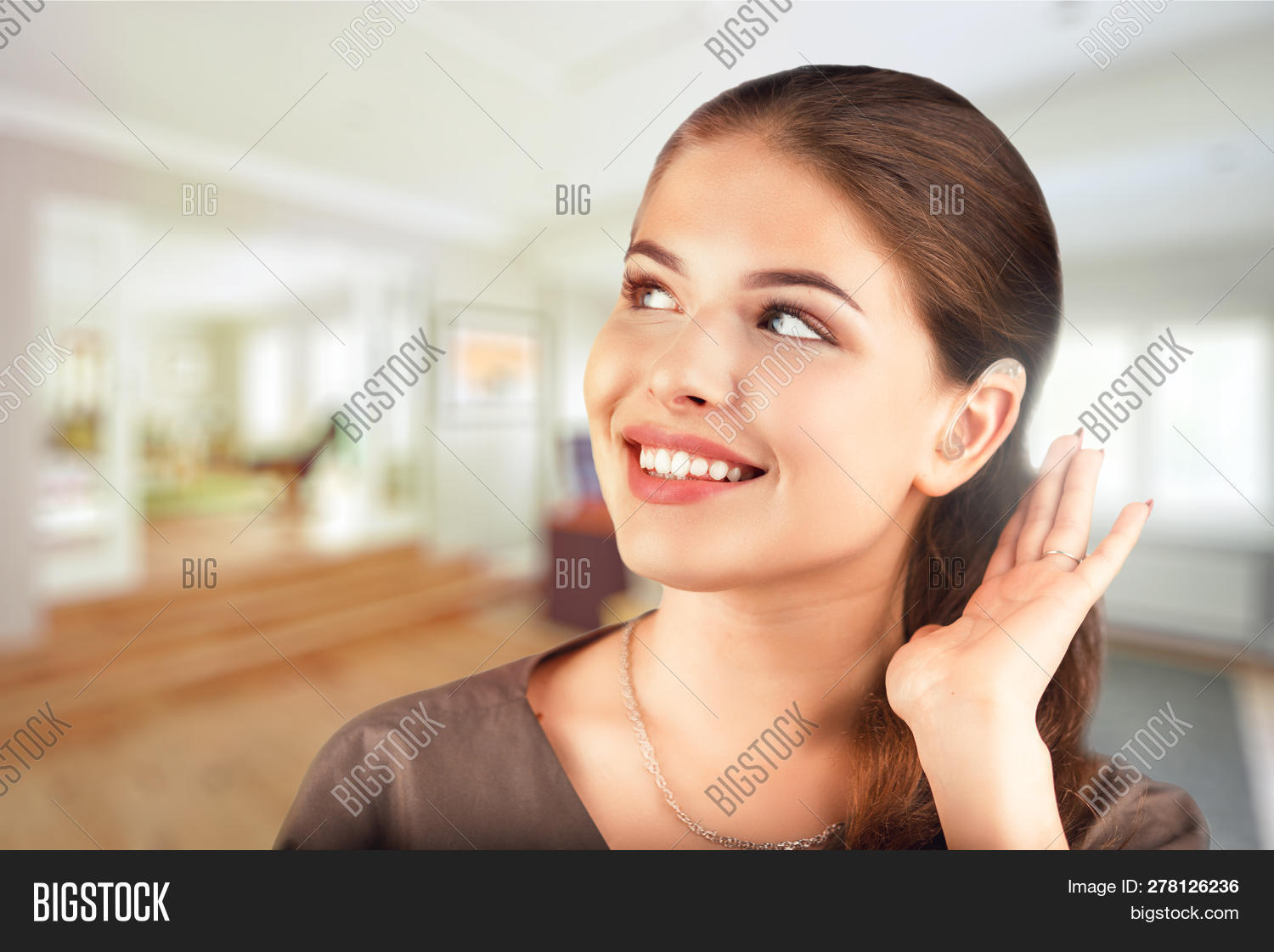 Girl Hearing Aid. Girl Image & Photo (Free Trial) | Bigstock