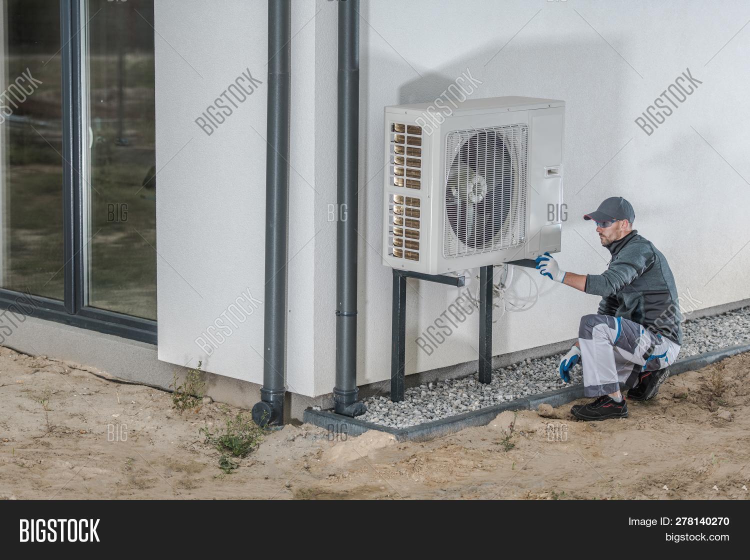 Heat Pump Installation Image & Photo (Free Trial) | Bigstock