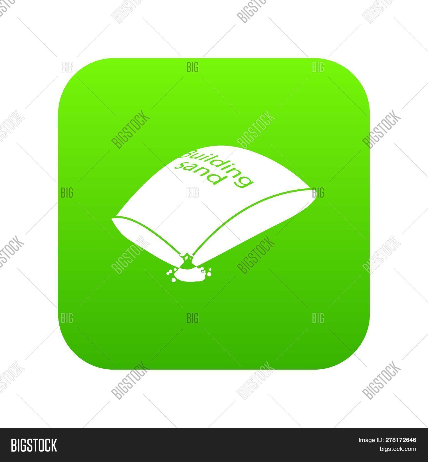 Sand Bag Icon Green Image & Photo (Free Trial) | Bigstock