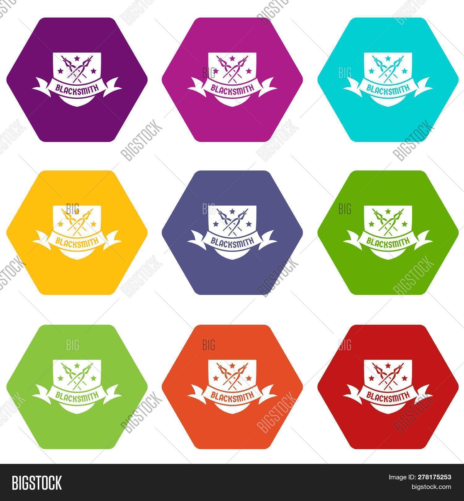 Ironwork Icons 9 Set Image & Photo (Free Trial) | Bigstock