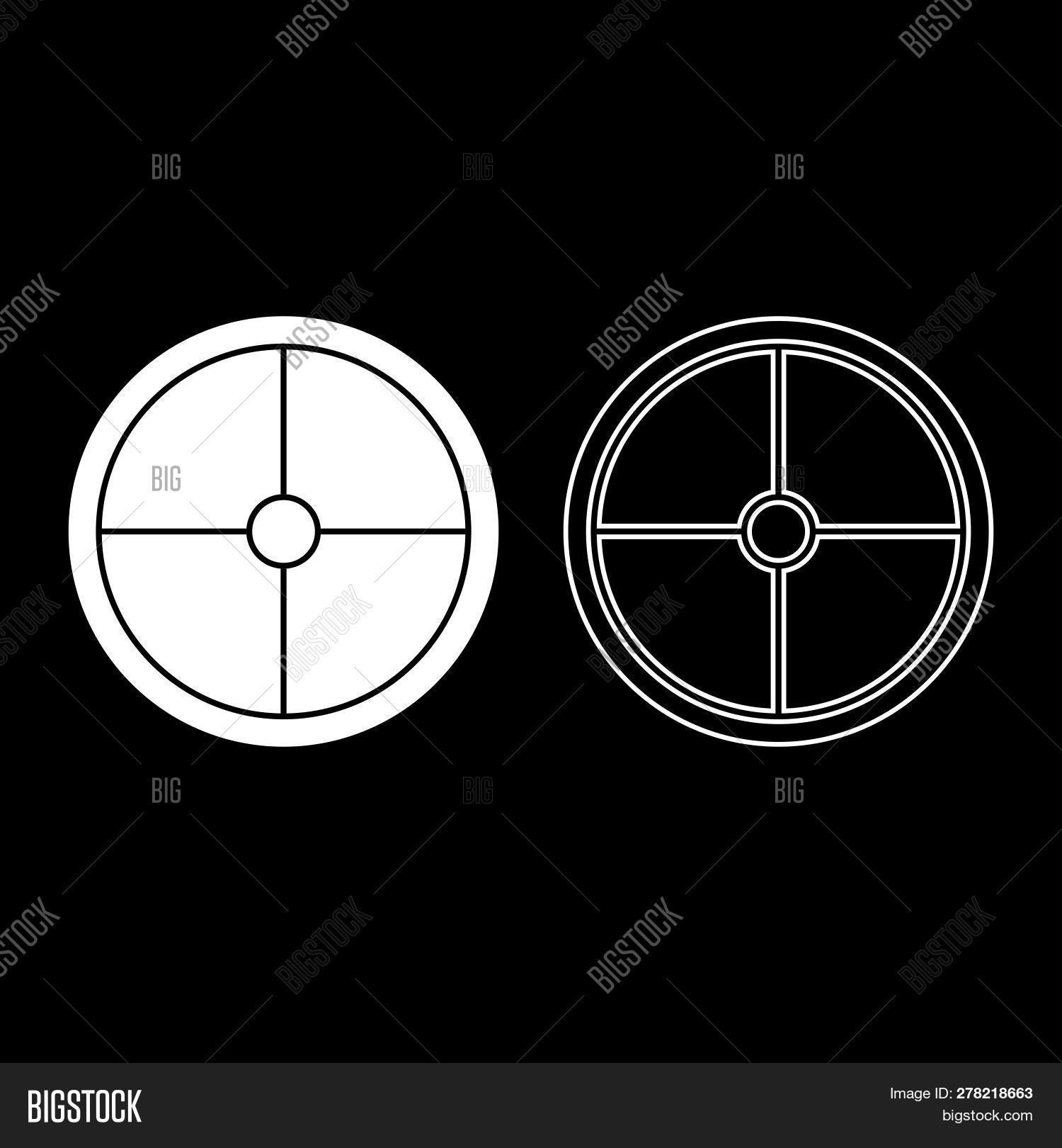 Viking Shield Icon Vector & Photo (Free Trial) | Bigstock