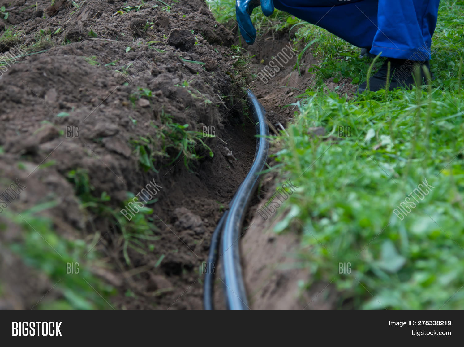 Excavated Earth Trench Image & Photo (Free Trial) | Bigstock