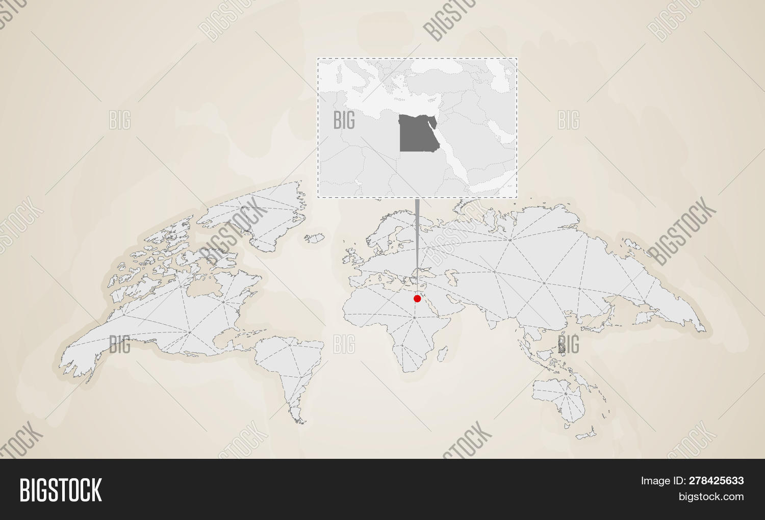 Map Egypt Neighbor Vector & Photo (Free Trial) | Bigstock