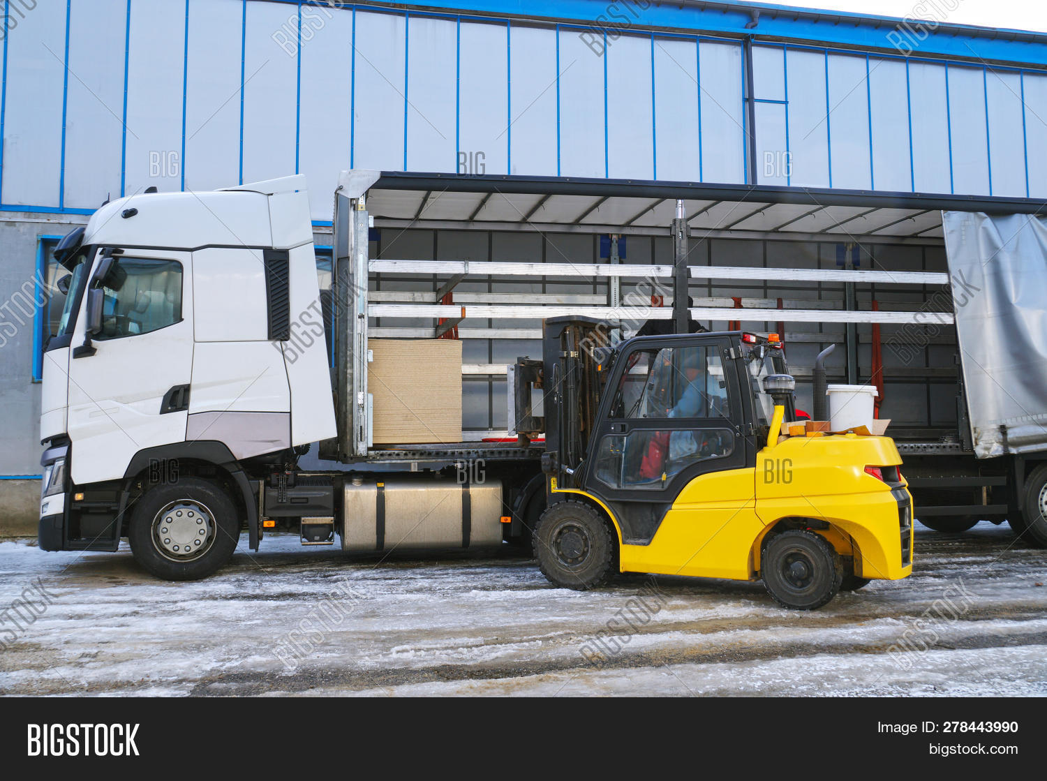 Transport. Unloading Image & Photo (Free Trial) | Bigstock