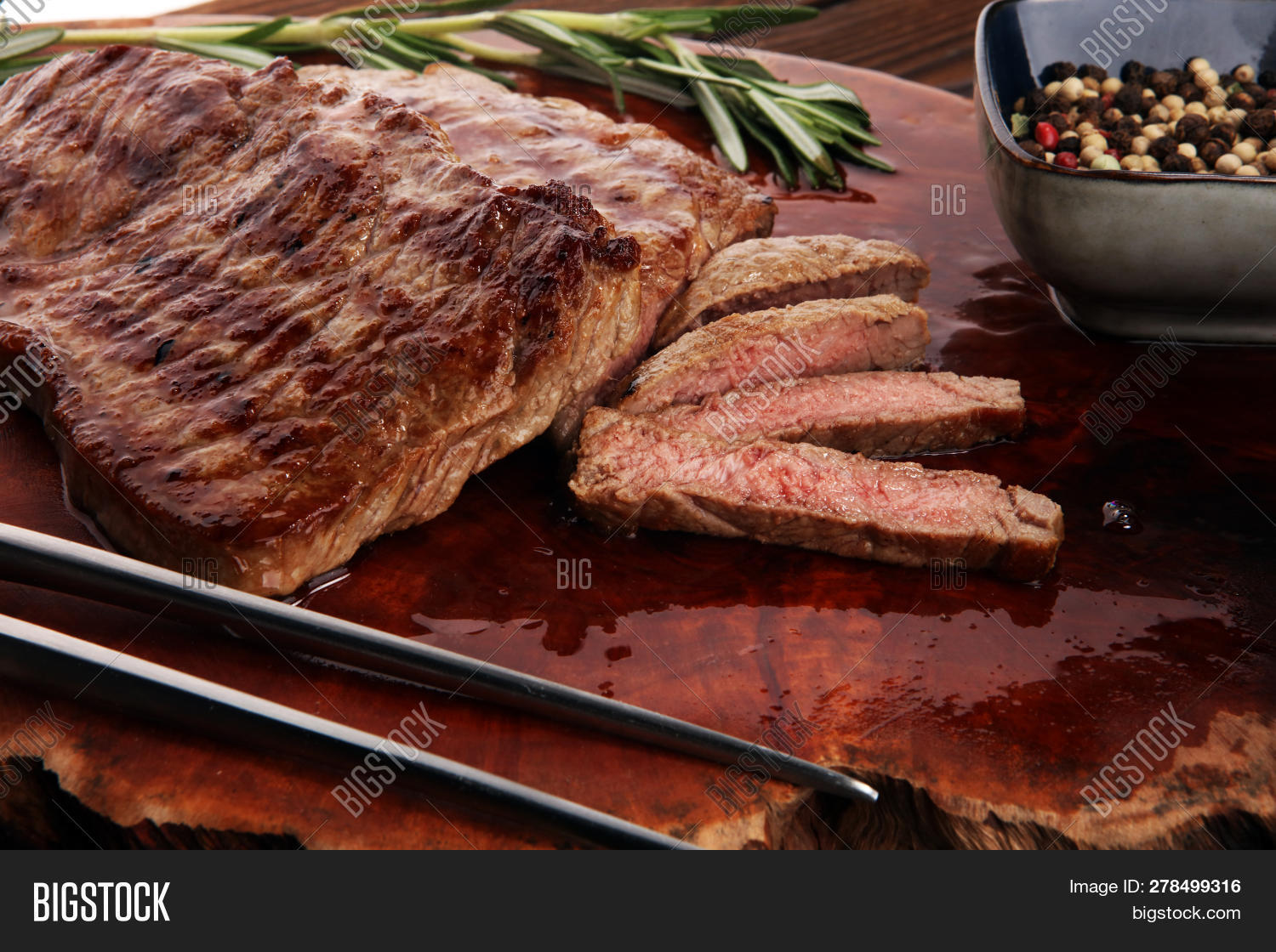 Barbecue Rib Eye Steak Image & Photo (Free Trial) | Bigstock