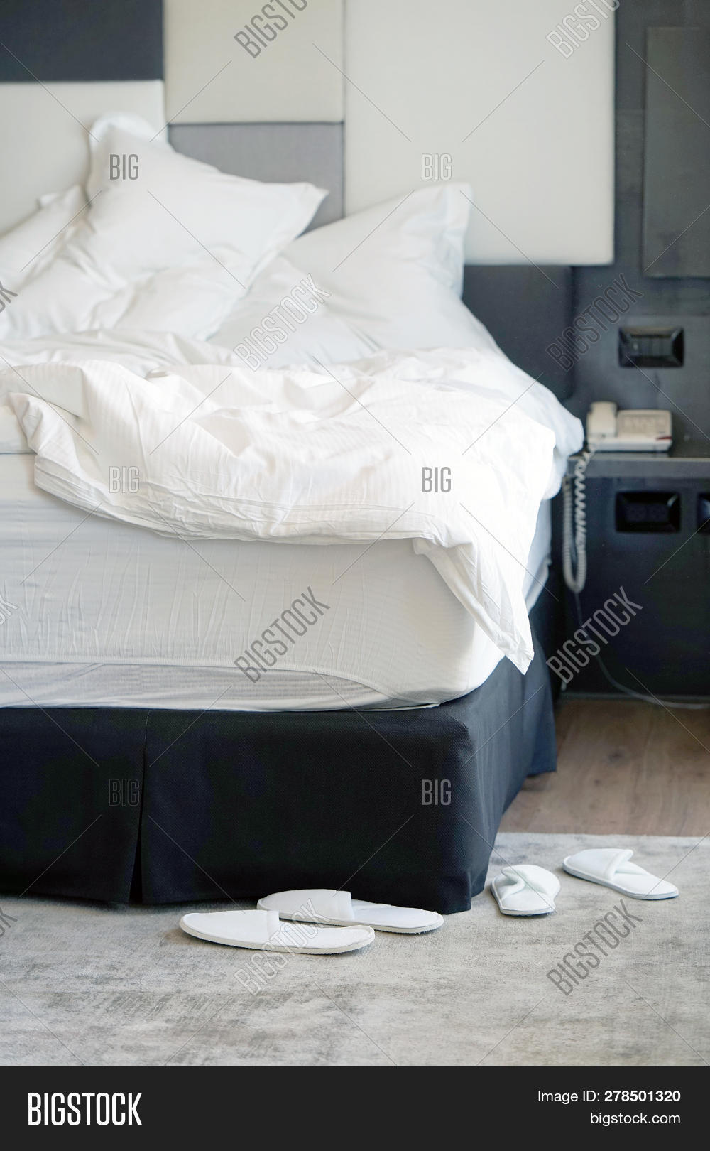Crumpled Bed Hotel. Image & Photo (Free Trial) | Bigstock