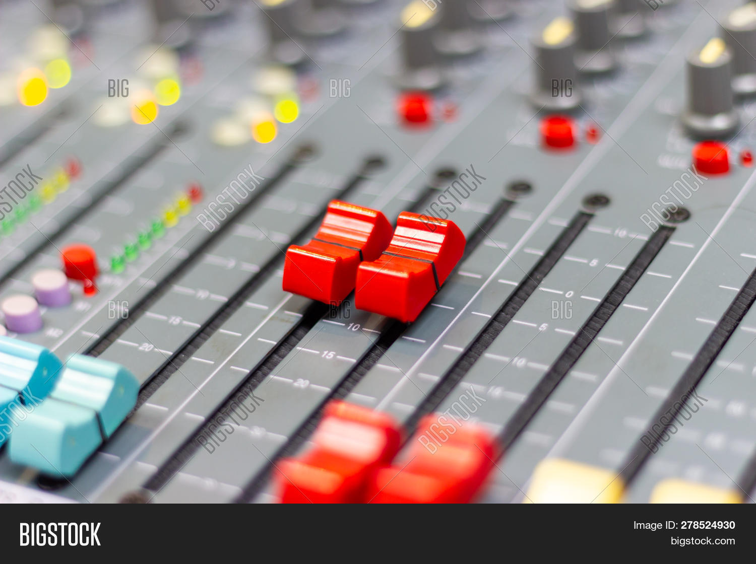 Close Mixing Console Image & Photo (Free Trial) | Bigstock