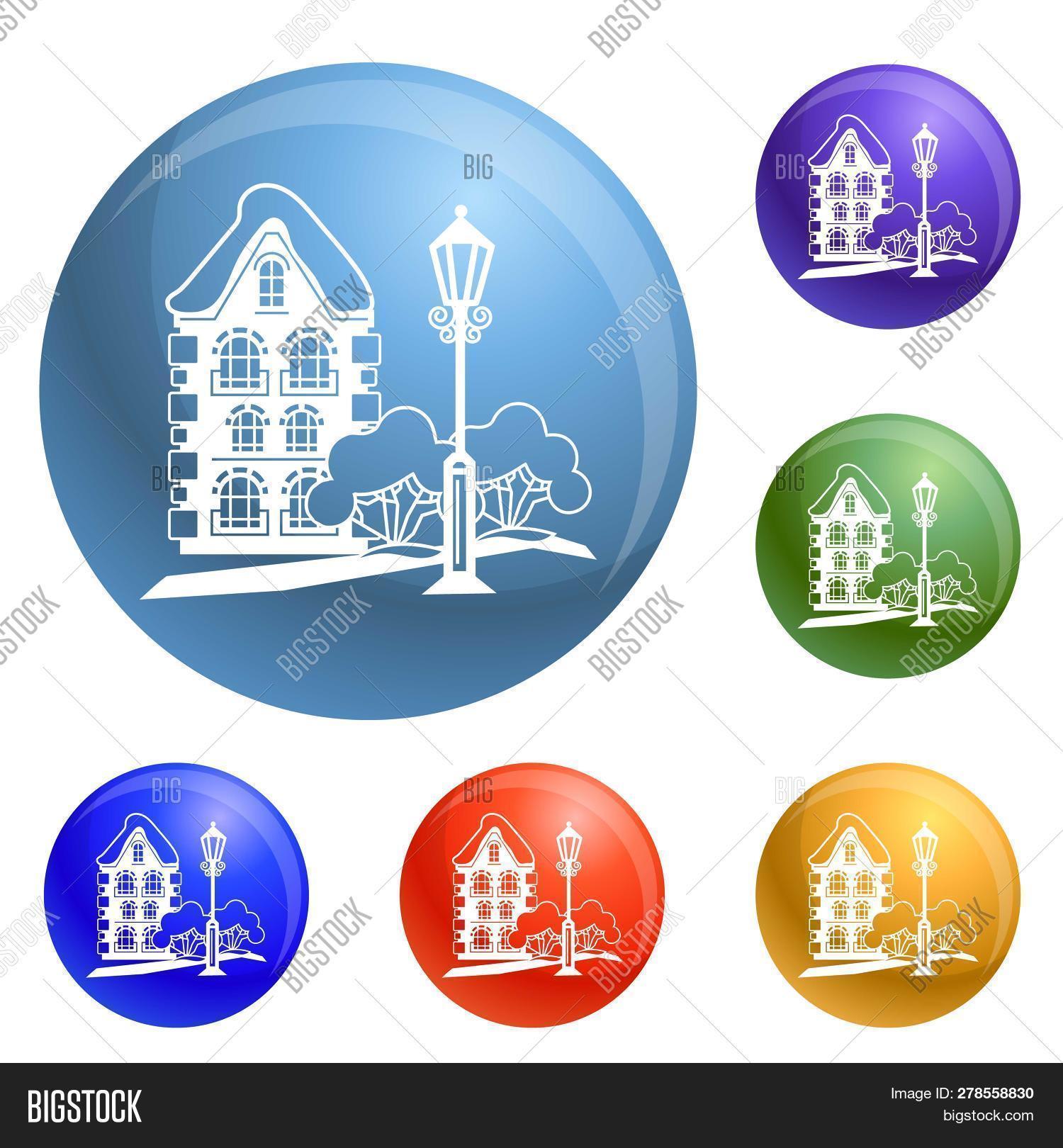 Old House Icons Set 6 Image & Photo (Free Trial) | Bigstock