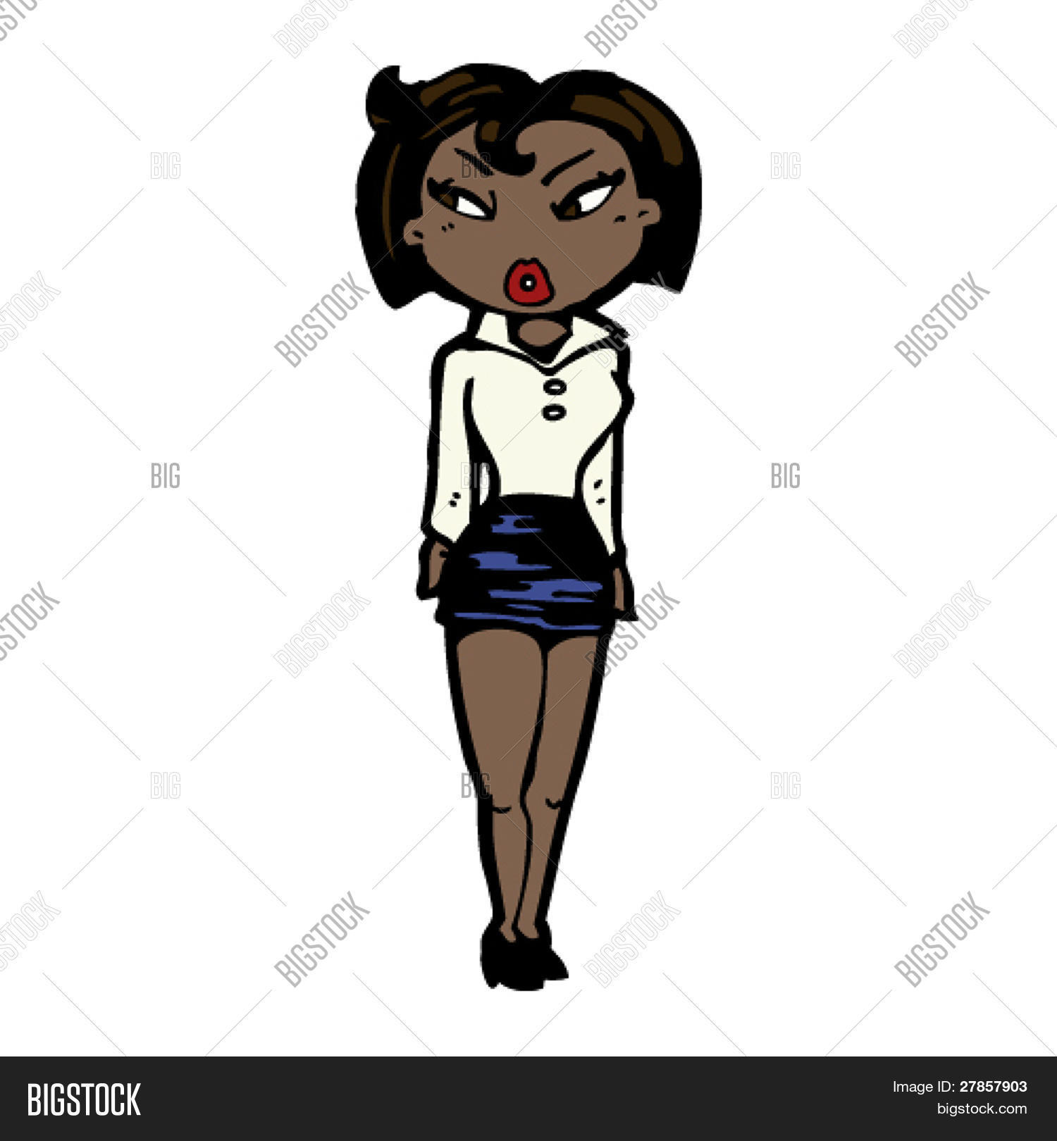 Sexy Secretary Vector And Photo Free Trial Bigstock