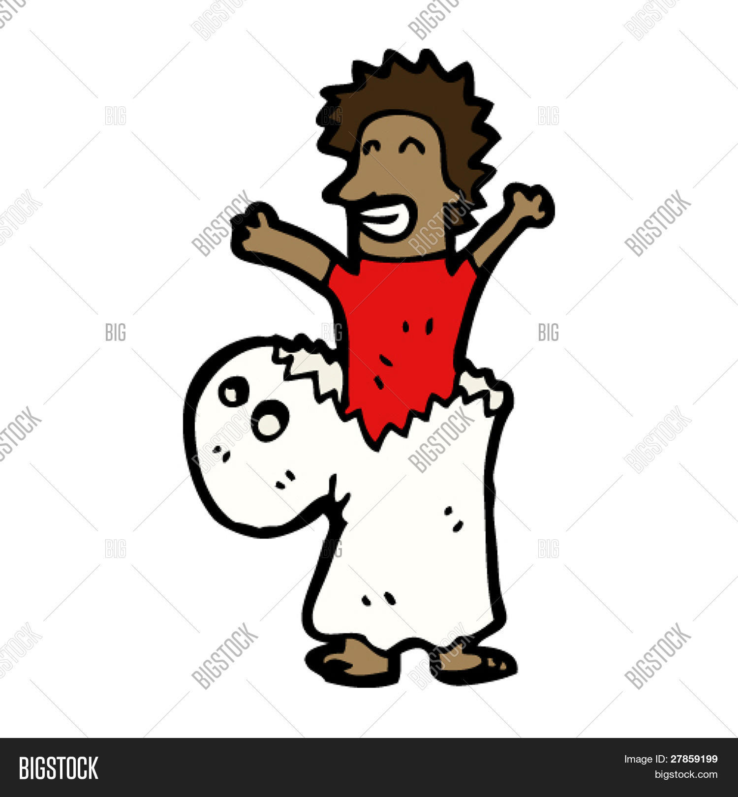 Man Jumping Out Ghost Vector & Photo (Free Trial) | Bigstock