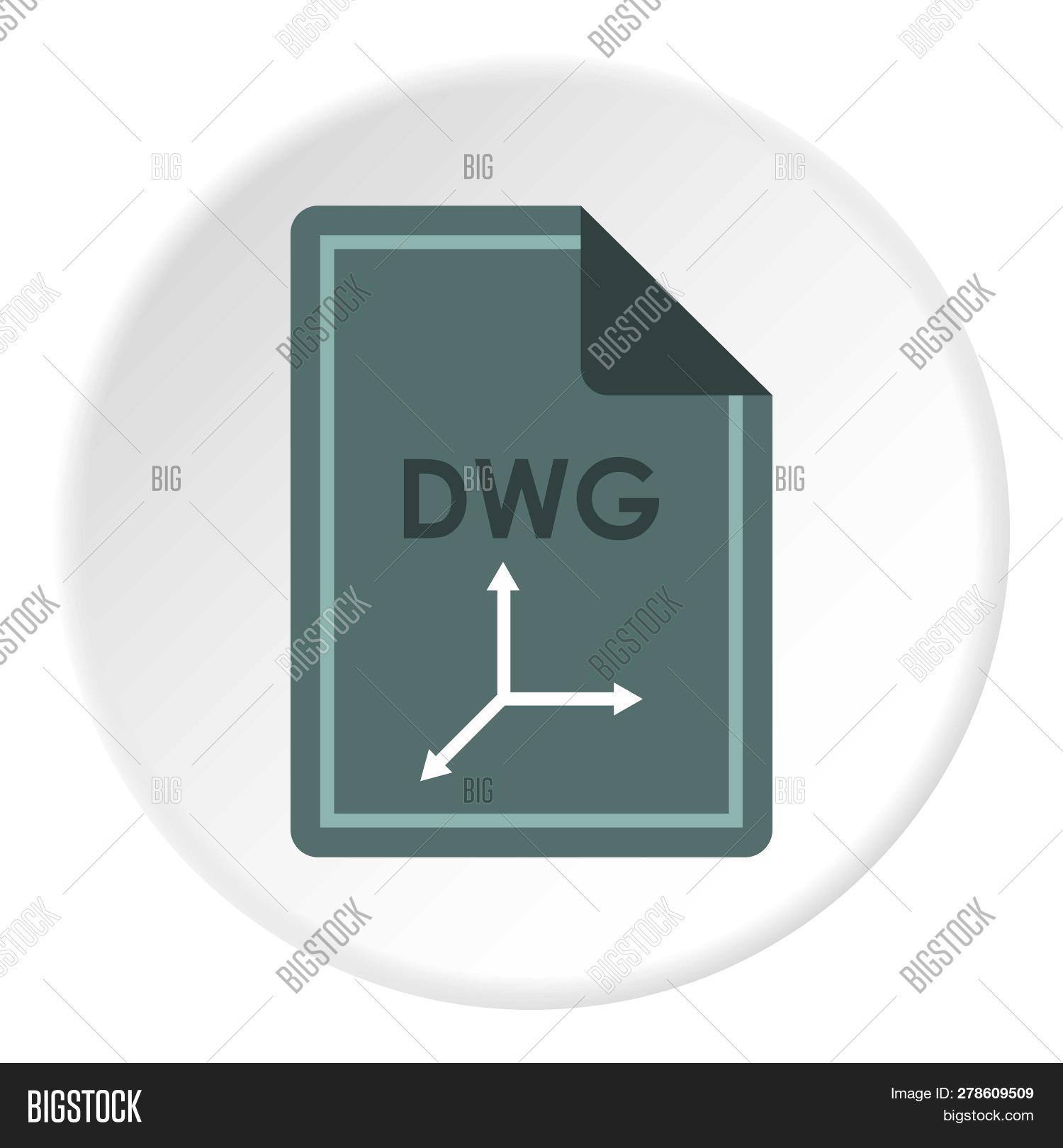 File Dwg Icon Flat Image & Photo (Free Trial) | Bigstock
