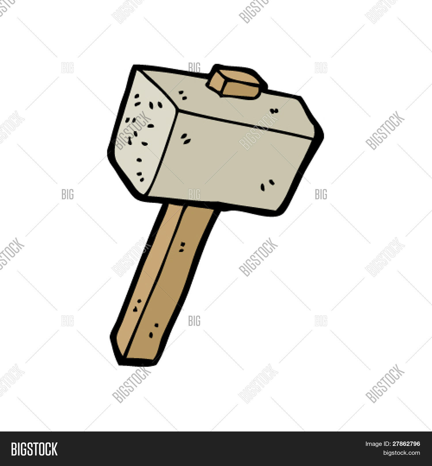 Mallet Cartoon Vector & Photo (Free Trial) | Bigstock