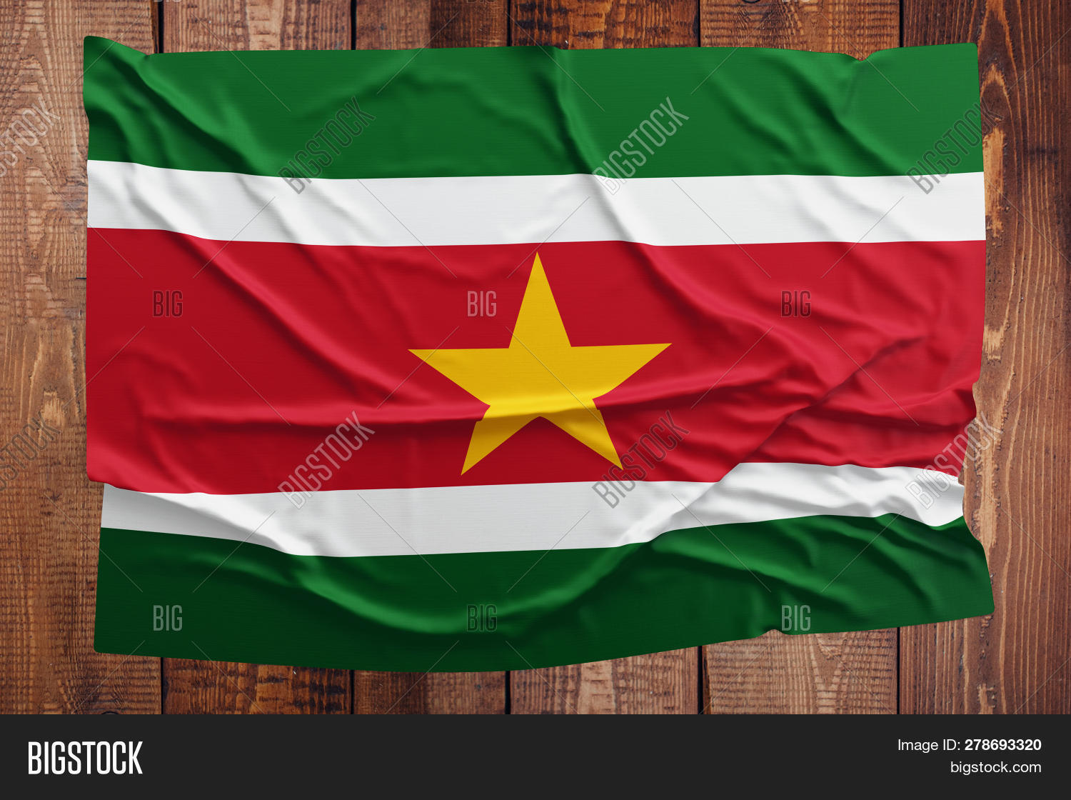 Flag Suriname On Image & Photo (Free Trial) | Bigstock