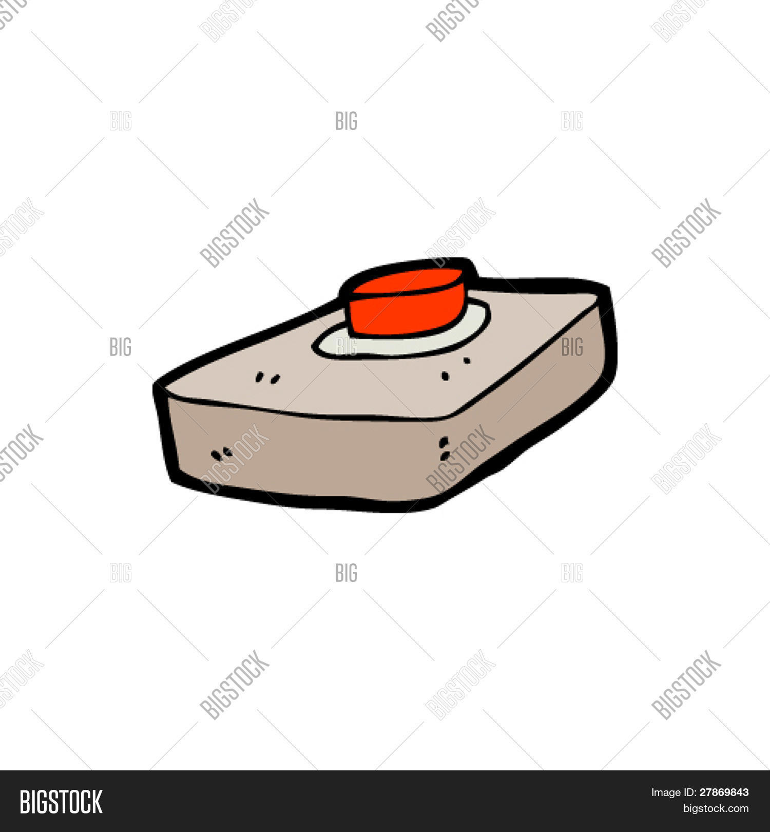 Tempting Red Button Vector & Photo (Free Trial) | Bigstock