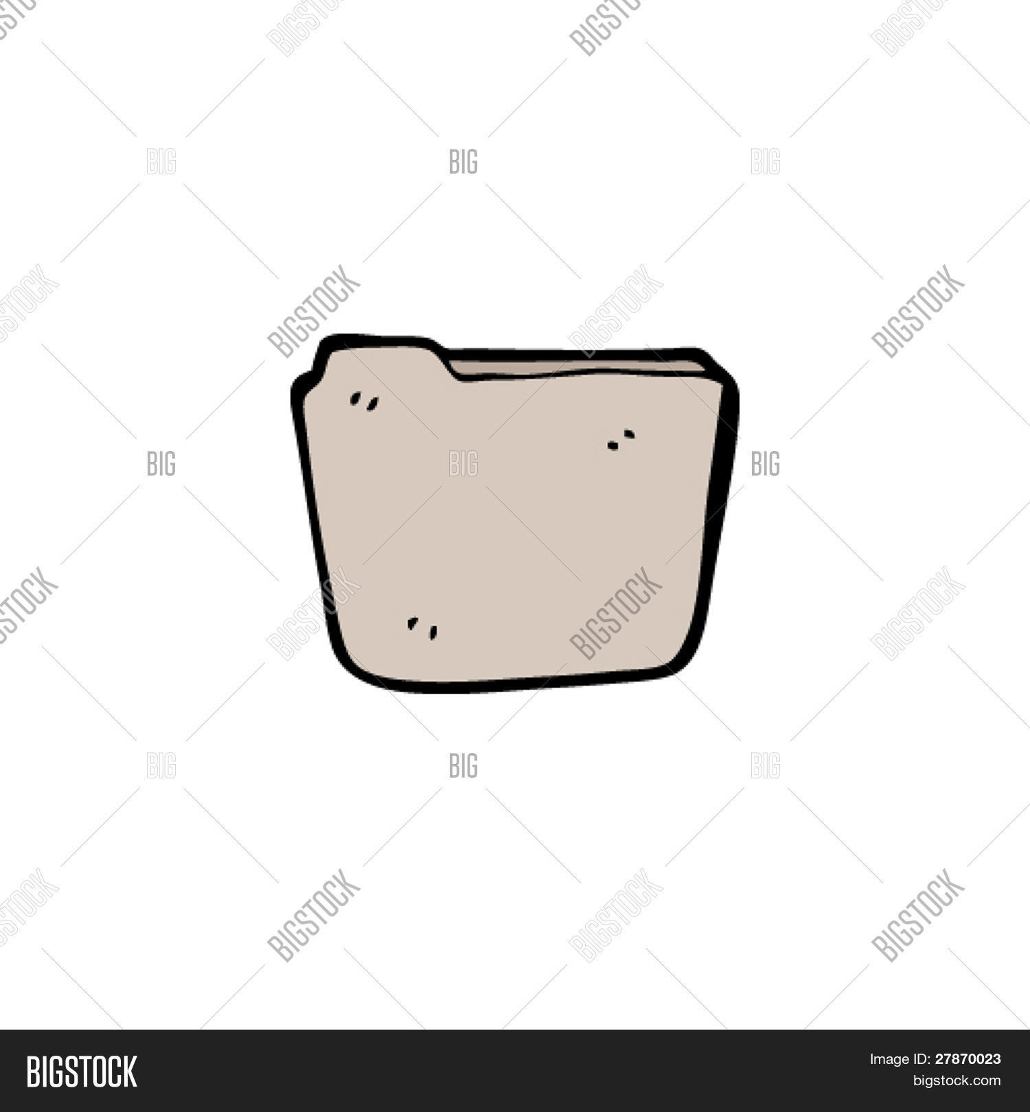 Folder Icon Cartoon Vector & Photo (Free Trial) | Bigstock
