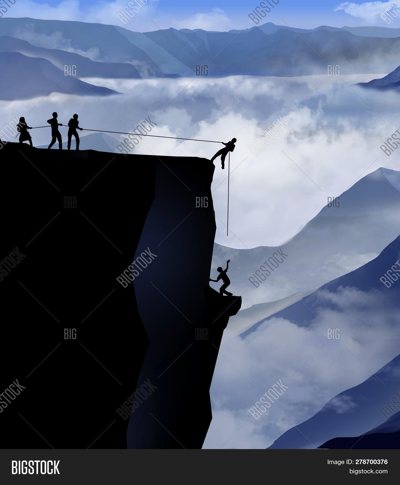 Teamwork Overcome Image & Photo (Free Trial) | Bigstock