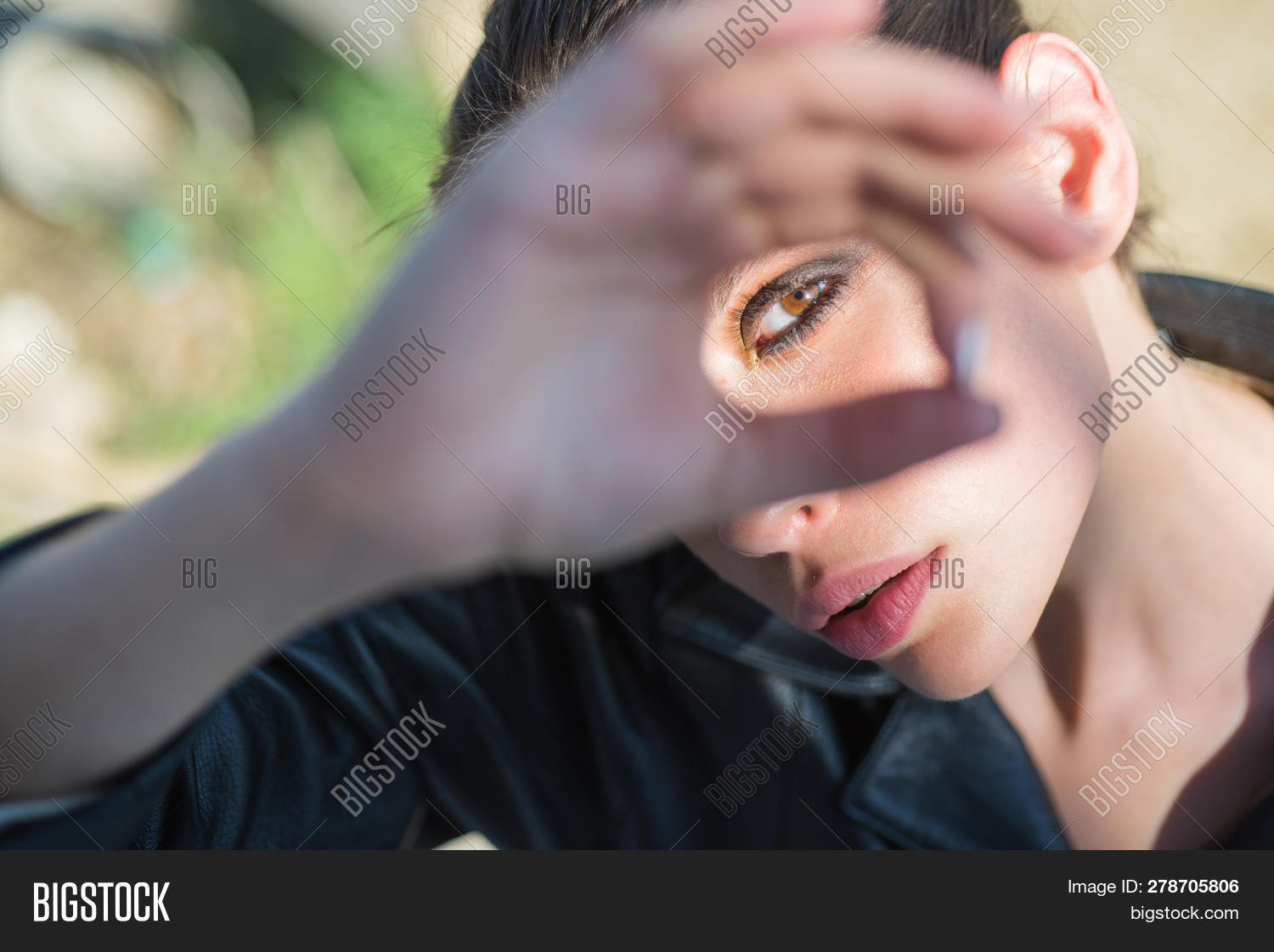 Girl Hand Gesture. Image & Photo (Free Trial) | Bigstock