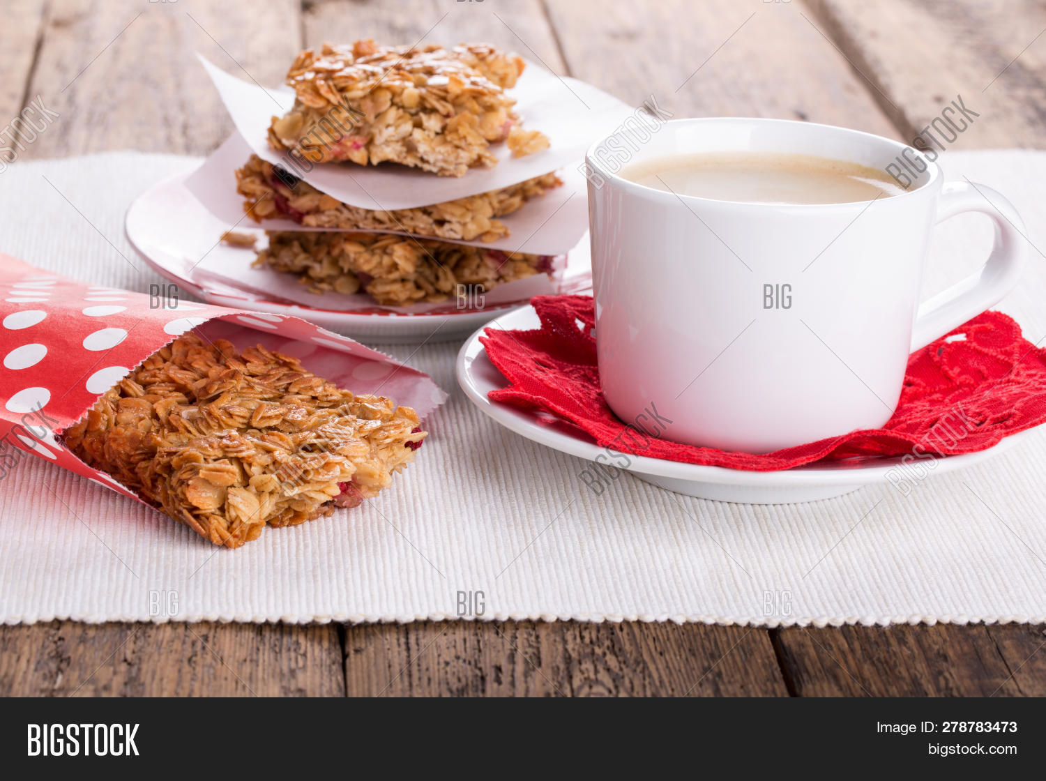 Flapjacks Cup Coffee. Image & Photo (Free Trial) | Bigstock