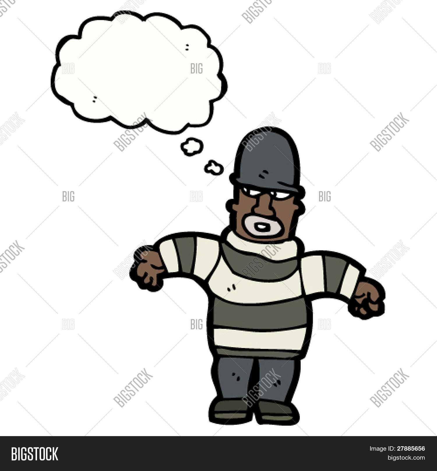 Cartoon Criminal Vector & Photo (Free Trial) | Bigstock