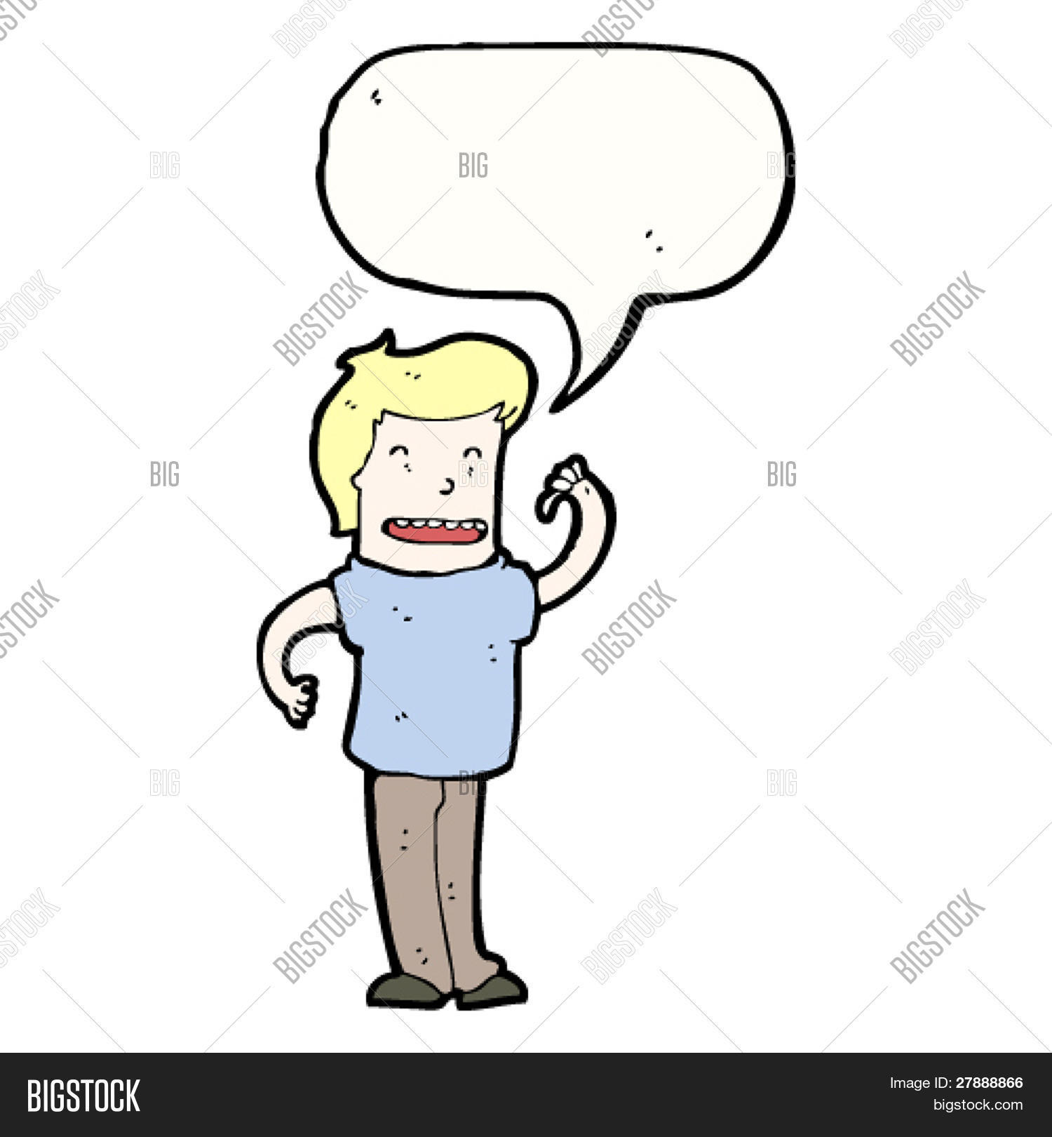 Cartoon Man Pointing Vector & Photo (Free Trial) | Bigstock