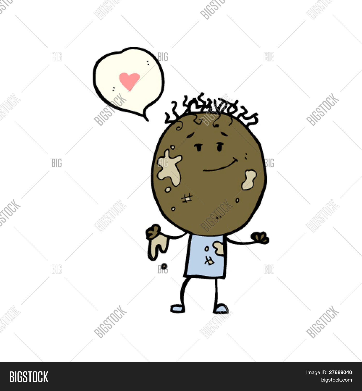 Cartoon Dirty Boy Vector & Photo (Free Trial) | Bigstock