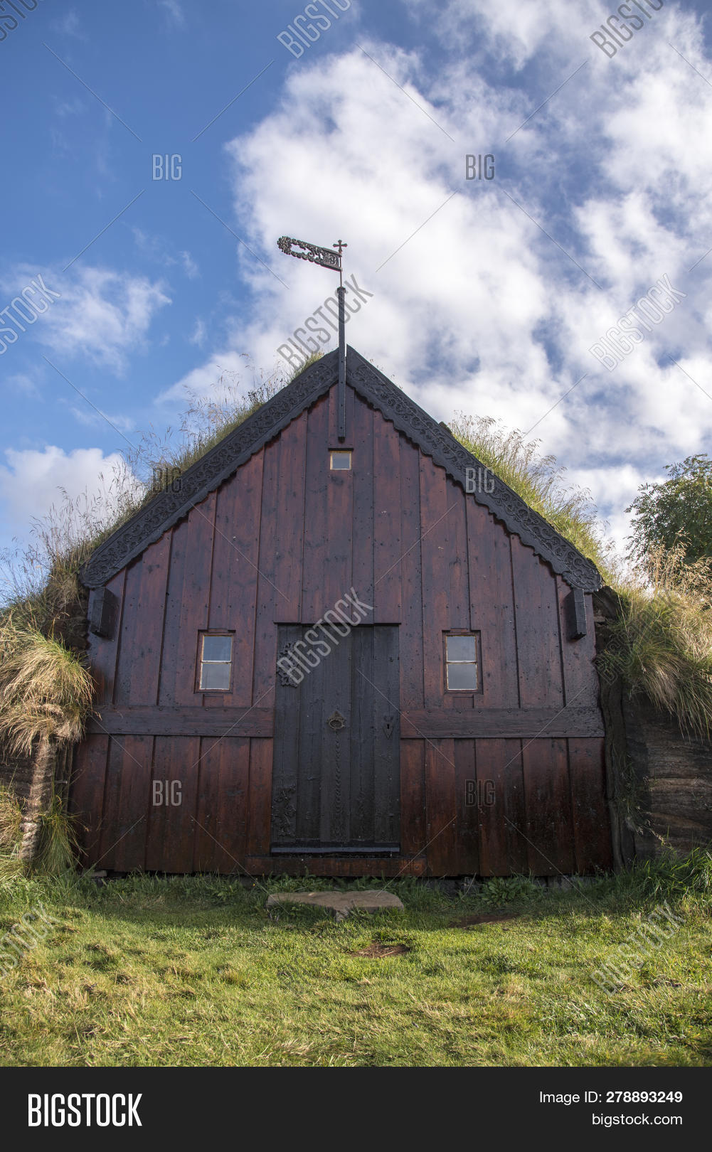 Grafarkirkja Turf Image & Photo (Free Trial) | Bigstock