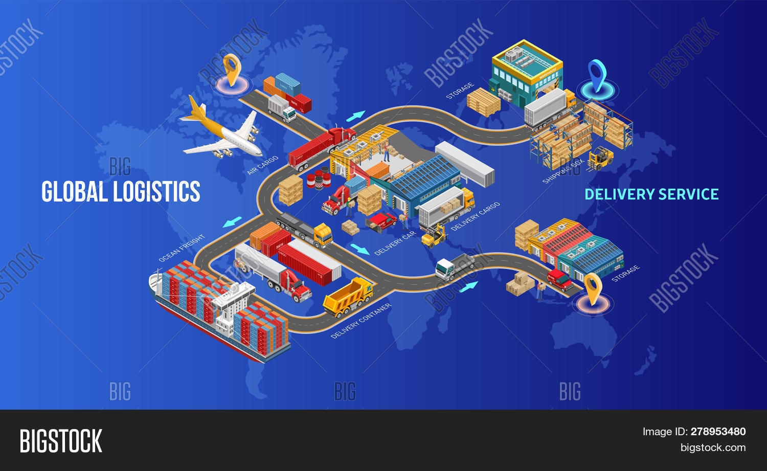 Global Logistics Image & Photo (Free Trial) | Bigstock