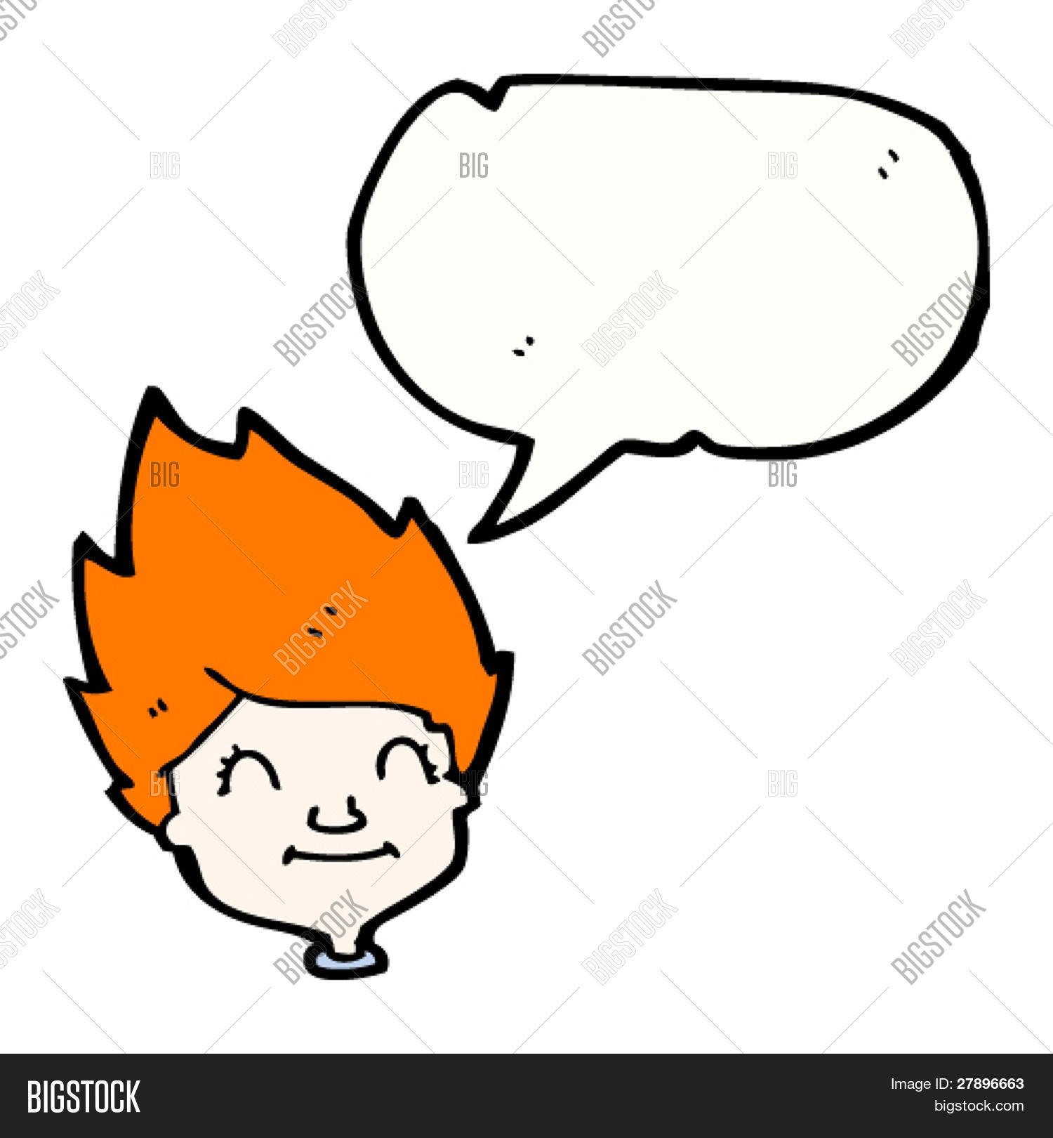 Happy Ginger Person Vector & Photo (Free Trial) | Bigstock