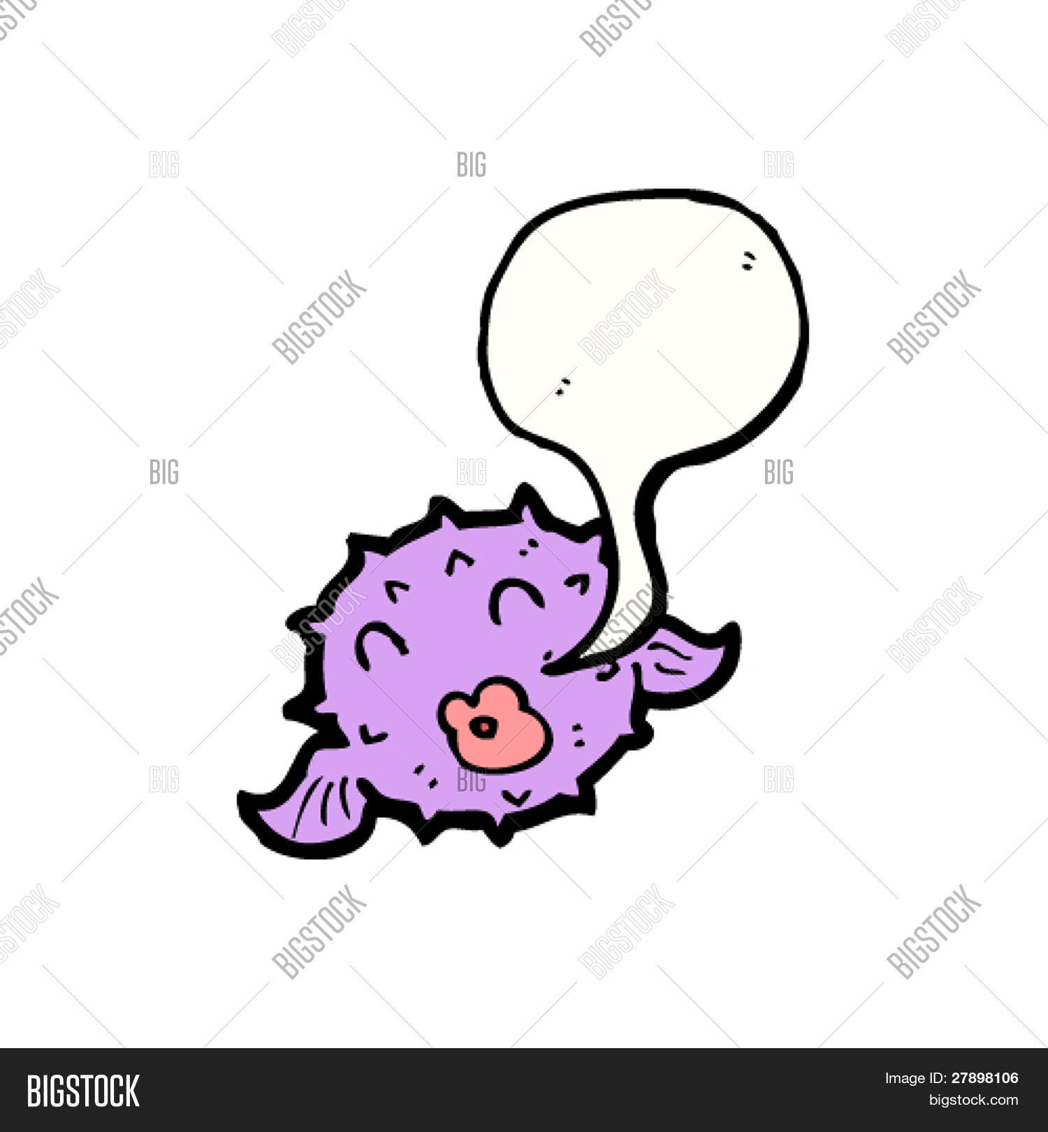 Cartoon Puffer Fish Vector & Photo (Free Trial) | Bigstock