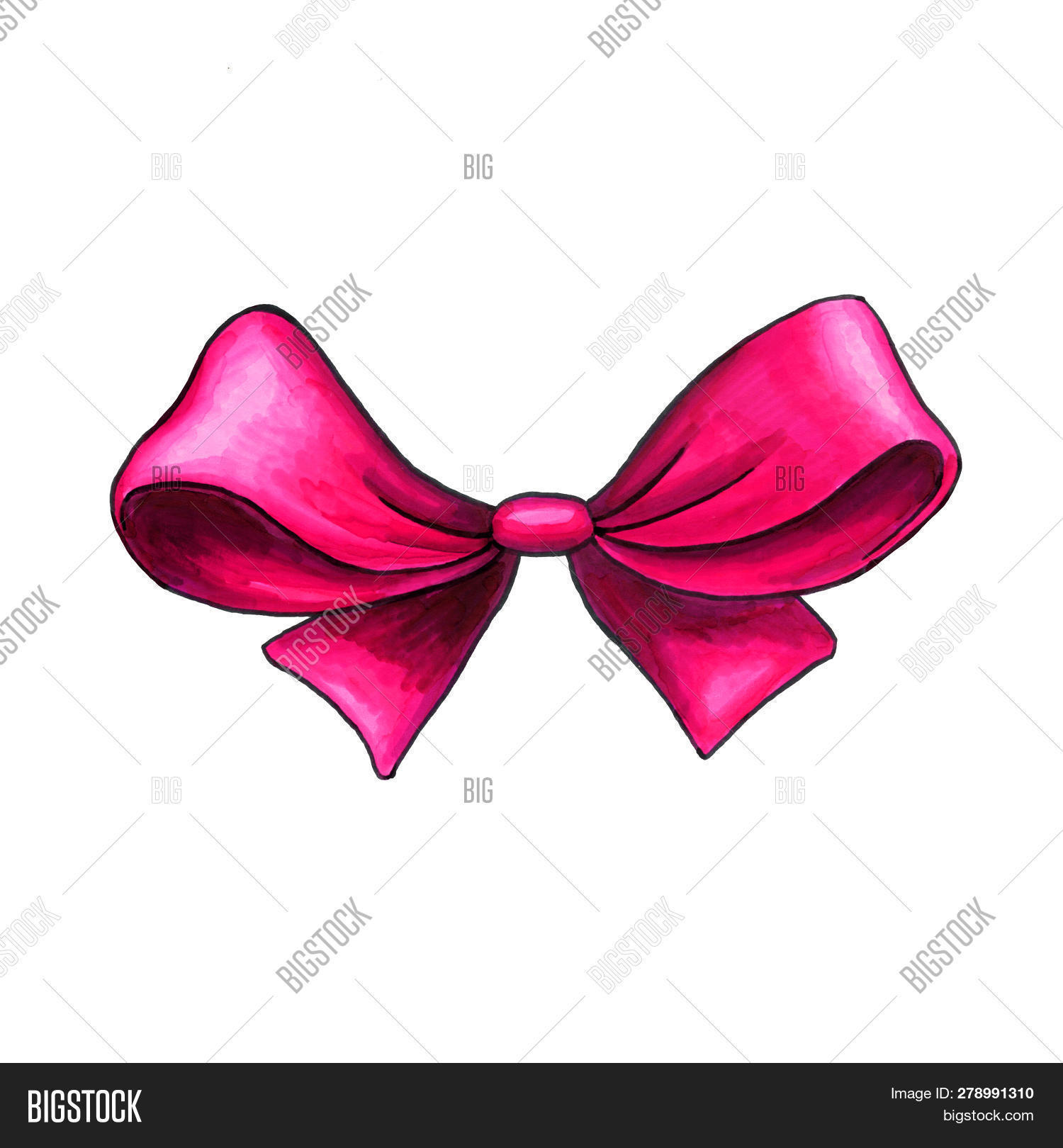 Pink Ribbon Knot Image & Photo (Free Trial) | Bigstock