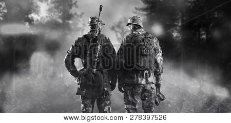 Two Soldiers Special Image & Photo (Free Trial) | Bigstock