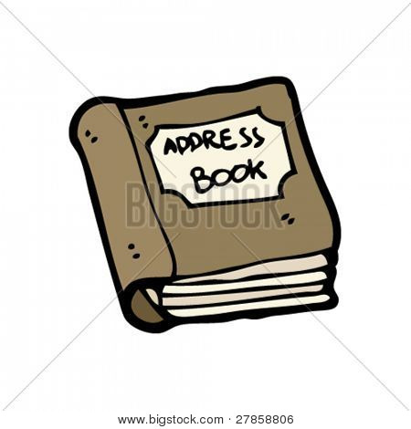 Address Book Cartoon Vector & Photo (Free Trial) | Bigstock