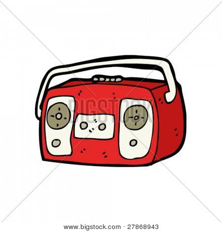 Radio Cartoon Vector & Photo (Free Trial) | Bigstock
