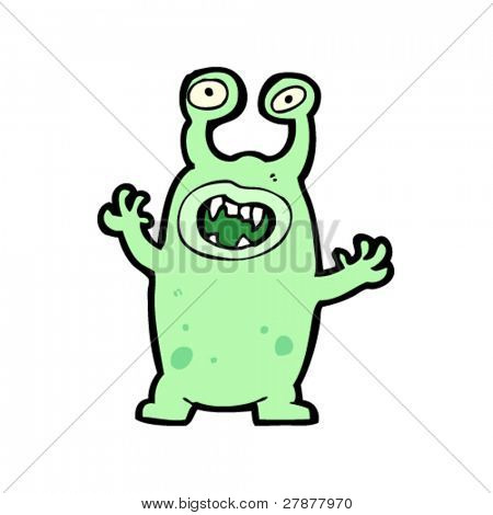Evil Alien Cartoon Vector & Photo (Free Trial) | Bigstock