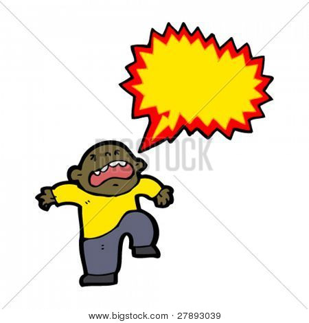 Cartoon Boy Screaming Vector & Photo (Free Trial) | Bigstock