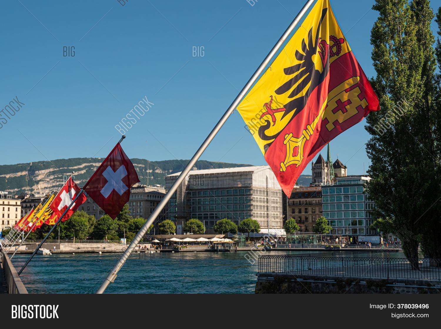 Flags Switzerland City Image & Photo (Free Trial) | Bigstock
