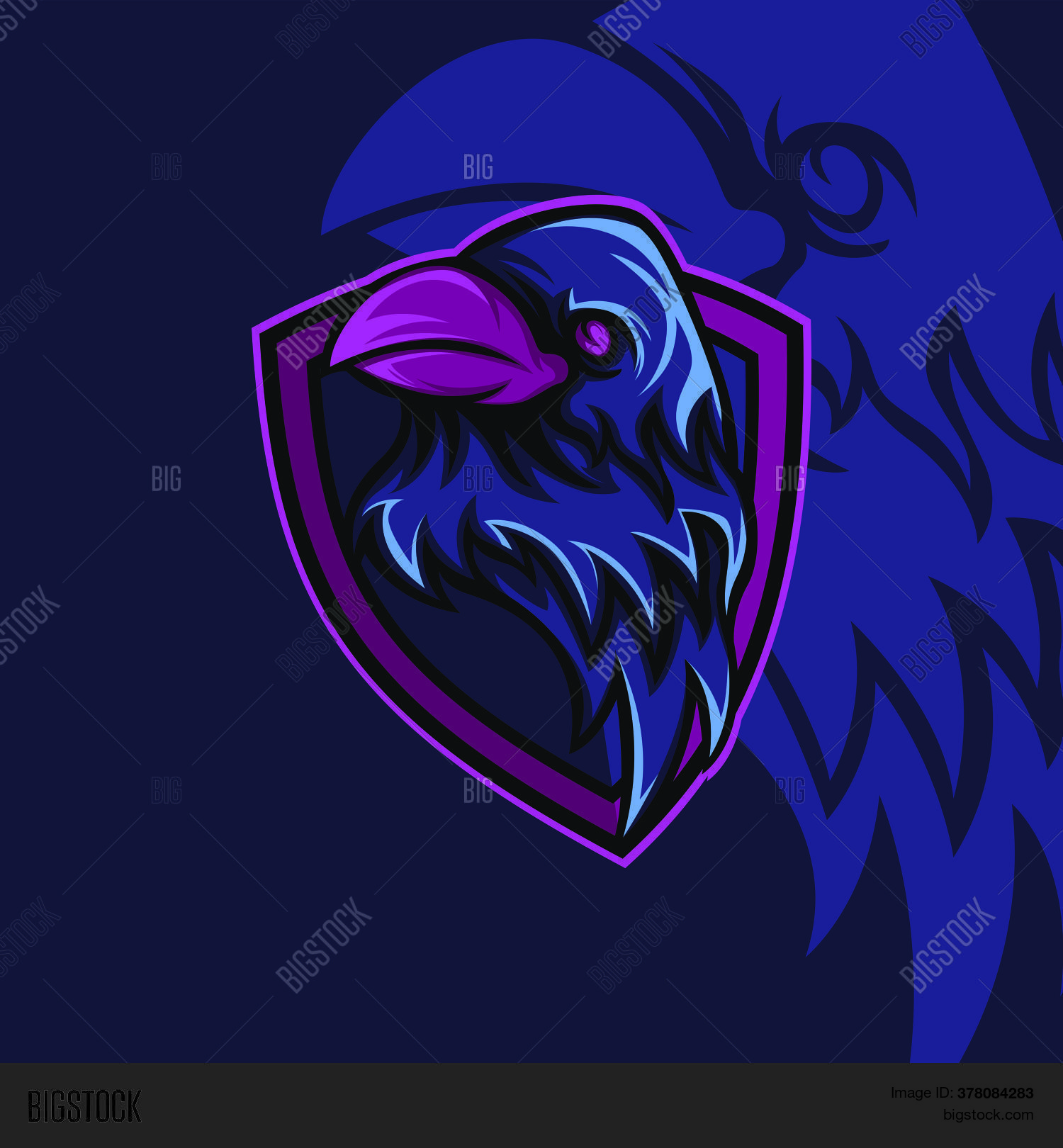 Crow Bird Esport Vector & Photo (Free Trial) | Bigstock