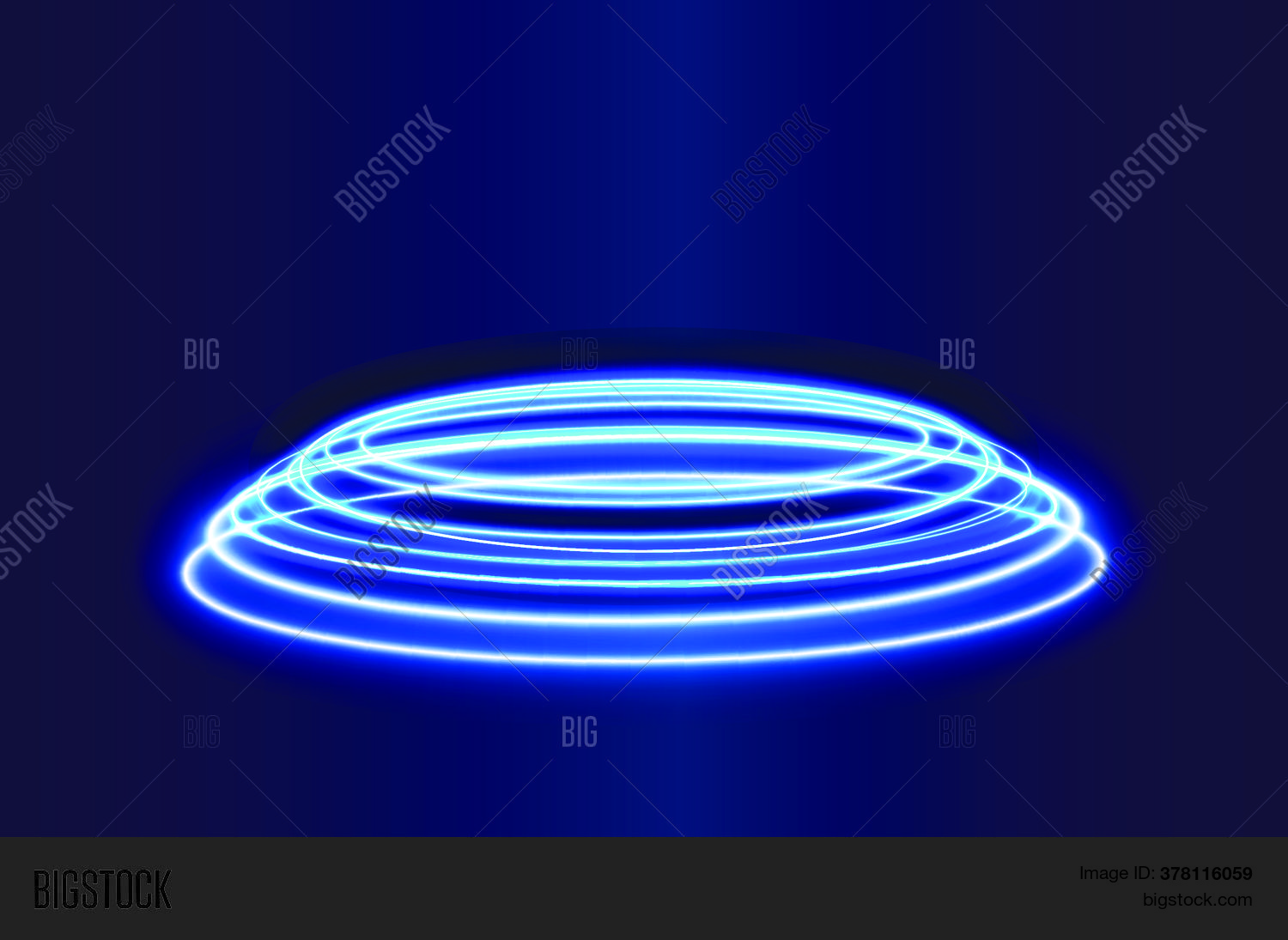 Blue Abstract Circle Vector & Photo (Free Trial) | Bigstock