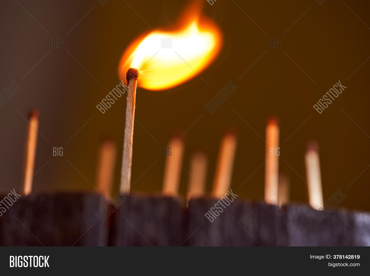 One Burning Match. Image & Photo (Free Trial) | Bigstock