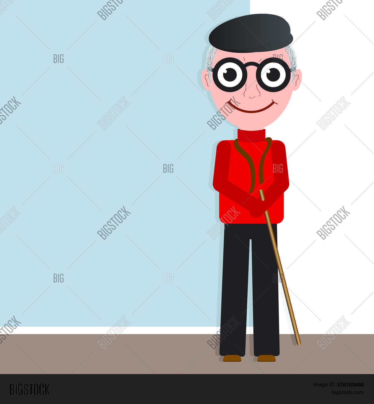 Old Man Wearing Cap Vector & Photo (Free Trial) | Bigstock