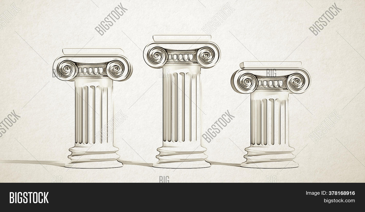 Three Pillars Cartoon Image & Photo (Free Trial) | Bigstock