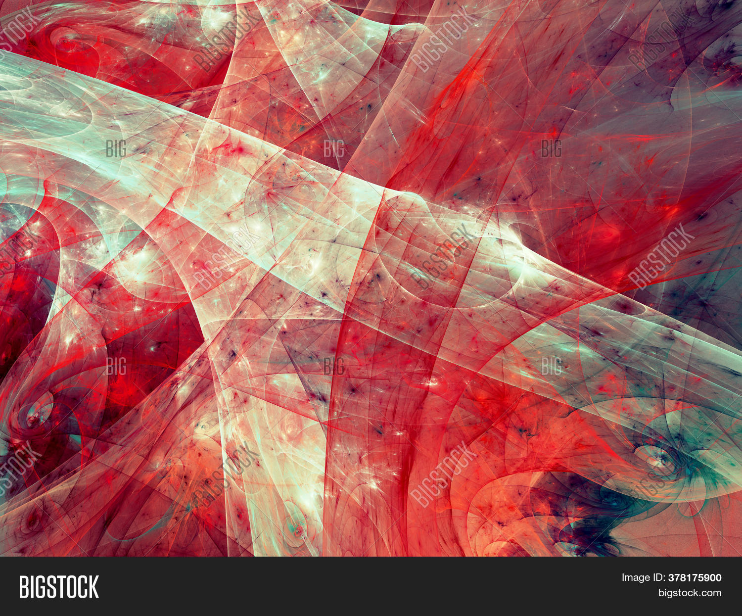 Red Abstract Fractal Image & Photo (Free Trial) | Bigstock